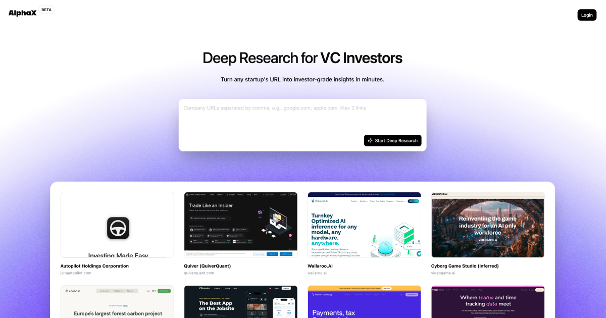 Alphax Deep Research